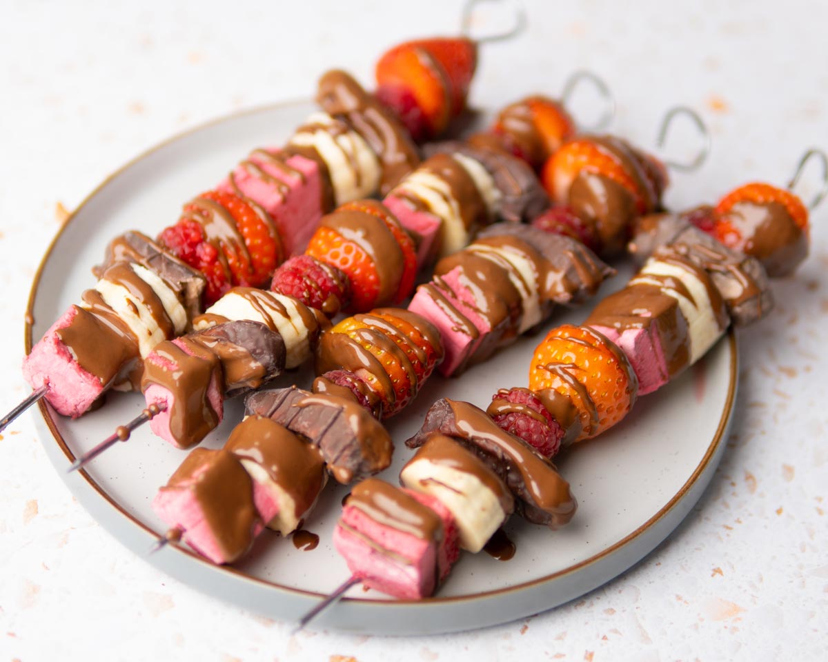 Fruity Mallow Kebabs – Flower & White