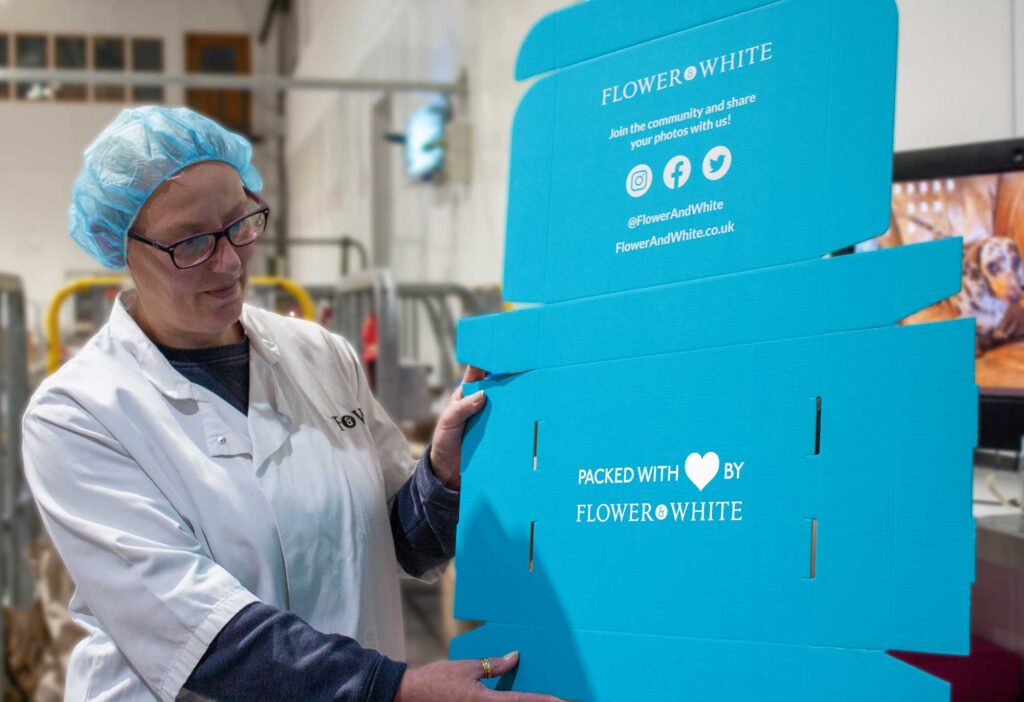 Packed With Love – Meet Sam – Flower & White